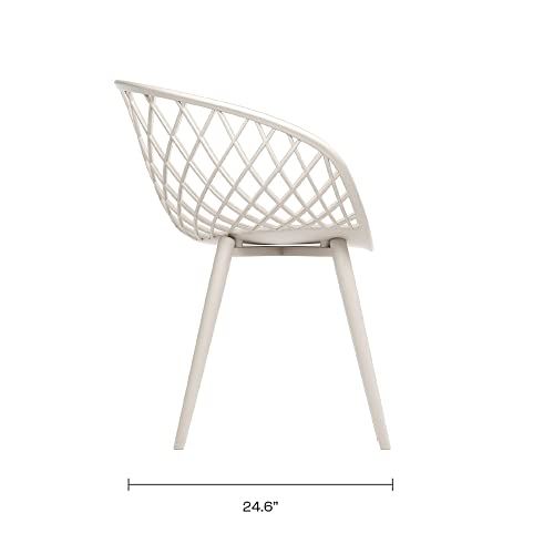 Jamesdar Kurv Set of 2 Chairs, White