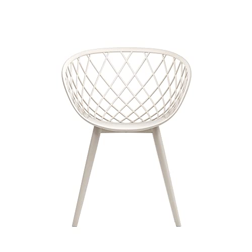 Jamesdar Kurv Set of 2 Chairs, White