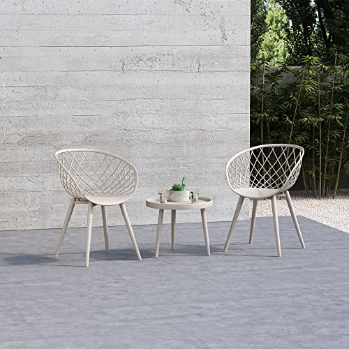 Jamesdar Kurv Set of 2 Chairs, White