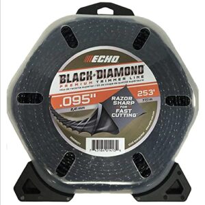 echo genuine 095(253 ft) black diamond trimmer line for gas powered trimmer heads / 330095071