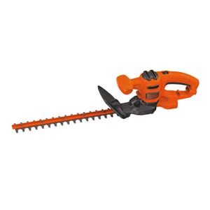 black+decker electric hedge trimmer, 16-inch (beht100)