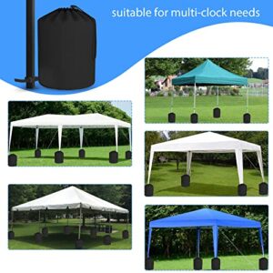 KAMPKEEPER Sand Bags for Canopy Tent, Sandbags for Weight Gazebo,Heavy Duty 70LBS*4Packs (Black)