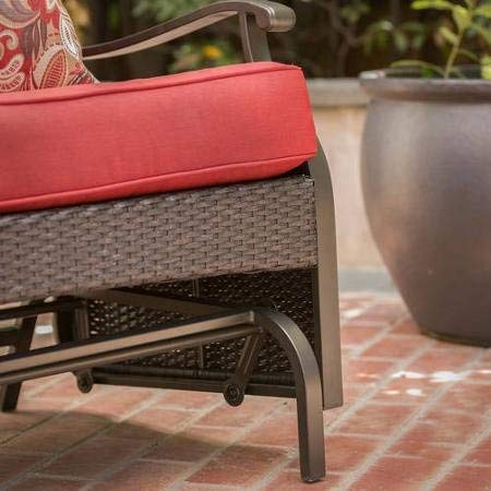 Better Homes and Gardens Providence Outdoor Glider Bench (Red)