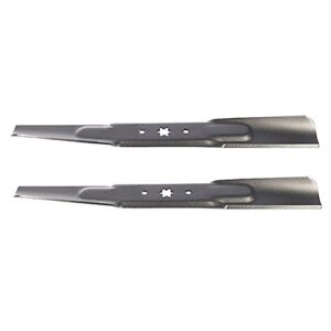 (2) lawn mower blades for cub cadet rzt42 xt1-lt42 xt2-lx42 replaces 942-04308