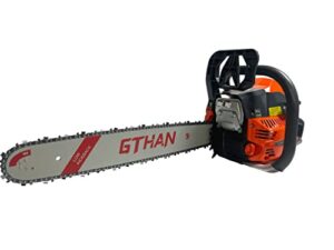 gas chainsaw 60cc 2-cycle gasoline powered chainsaws 20-inch professional power chain saws for forest cutting trees, wood, garden and farm use