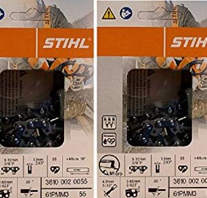 Stihl 3610 005 0055 Pack of 2 Chainsaw Chains