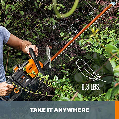 Worx WG284 40V Power Share 24" Cordless Hedge Trimmer (Batteries & Charger Included)