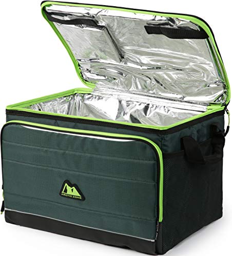 Arctic Zone 50 Can Ultimate Tabletop Cooler, Green, (L x W x H”) 17 x 11.75 x 11