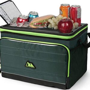 Arctic Zone 50 Can Ultimate Tabletop Cooler, Green, (L x W x H”) 17 x 11.75 x 11