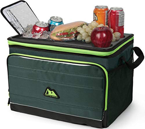 Arctic Zone 50 Can Ultimate Tabletop Cooler, Green, (L x W x H”) 17 x 11.75 x 11