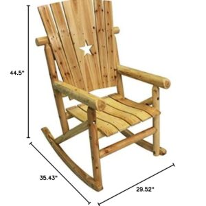 Leigh Country TX 95101 Aspen Single Rocker W/Star