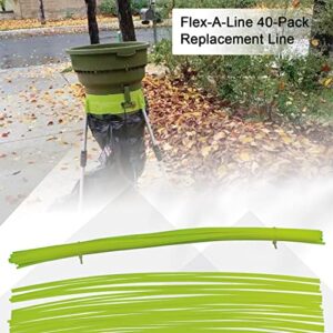 Karbay Flex-A-Line 40-Pack Replacement Line, Compatible with Sun Joe SDJ616L Replacement Line for Sun Joe Shredder Joe SDJ616 Electric Leaf mulcher/Shredder