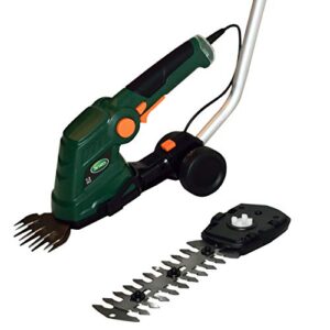 Scotts Outdoor Power Tools LSS10272PS 7.5-Volt Lithium-Ion Cordless Grass Shear/Shrub Trimmer with Wheeled Extension Handle, Green