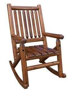 leigh country tx 36000 amber-log single rocker, brown