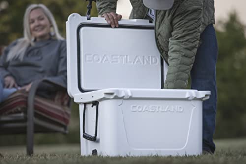 Coastland Delta Series Rotomolded Coolers, Premium Everyday Use Insulated Cooler, Ice Chest Available in 25-Quart, 45-Quart, 65-Quart and 125-Quart Capacity