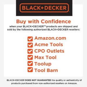 BLACK+DECKER 20V MAX Battery, 1.5Ah Lithium Ion Battery, Extended Runtime, Compatible with Tools, Outdoor Equipment and 20V Vacuums(LBXR20)