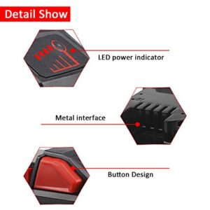 waitley 18V 9.0Ah Replacement Battery Compatible with Milwaukee M18 18v 9000mAh M18B 48-11-1820 48-11-1850 48-11-1828 48-11-10 Lithium-Ion Battery Cordless Power Tools