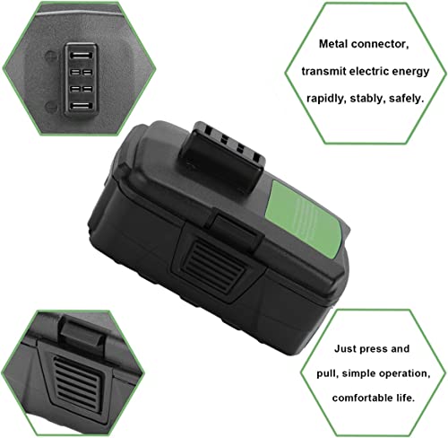 Hanaix 12V 2.5Ah Battery Compatible with RYOBI CB120L CB121L BPL-1220 130503001 130503005 (NOT for CB120N) for RYOBI 12V Lithium Battery