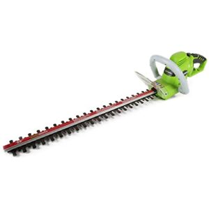 greenworks 4 amp 22″ corded electric hedge trimmer