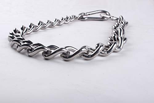 Heavy Duty Hanging Chain with Carabiner, Stainless Steel Hanging for Hammock,Hanging Chair, Punching Bag, Clip Hook Attachment & Chain 400LB Capacity Indoor Outdoor