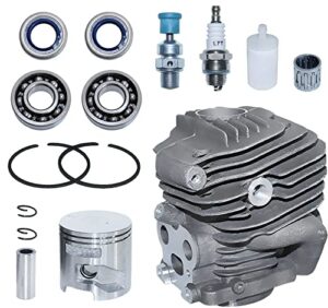 aumel 51mm cylinder piston kit for k750 k760 husqvarna partner k750 k760 cutoff concrete saw replace 506 38 61-71.