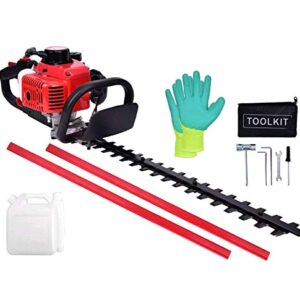 EASYG 23.6cc Hedge Trimmer,24 in 2-Stroke Powerful Gas Hedge Trimmer,Comes with Safety Accessories