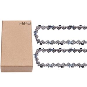 Hipa Pack-of-2 18" Chainsaw Chain for STIHL MS271 MS290 026 MS310 MS390 MS260 MS261 MS270 MS280 MS291 MS341 MS360 MS361 024 028 029 030 031 032 034 036 039 040 22LPX074G .325" Pitch .063" Gauge 74 DL