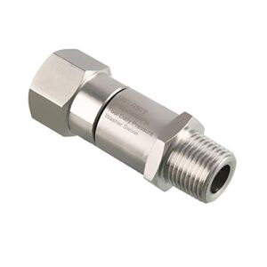 tool daily pressure washer swivel, 3/8 inch npt-m male thread, 4000 psi