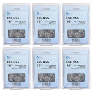 upstart components 6-pack 16-inch chainsaw chain replacement for stihl ms 170 – (16″, 3/8″.043″, 55 drive links)