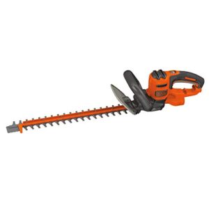 black+decker hedge trimmer with saw, 20-inch, corded (behts300),orange