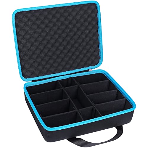 Khanka Hard Battery Storage Box Holder, Carrying Case Replacement for Makita 12V 18V 40V Battery and Charger - Holds 12V 18V 40V 2.0/2.5/3.0/4.0/5.0/6.0-Ah Battery, Charger (Case Only)