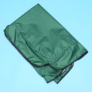 Cabilock Patio Swing Canopy Cover Outdoor Swing Canopy Replacement Chair Canopy Seat Furniture Sunshade UV Block Garden Swing Cover for Patio Yard Seat - Three seat 249x185cm (Green)