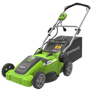 greenworks 10 amp 16-inch corded mower, 25142