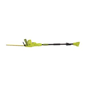 sun joe sjh904e multi-angle telescoping convertible electric pole hedge trimmer | 19-inch 4.5 -amp