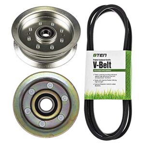 8ten deck idler belt kit for john deere gx20072 l108 l111 l118 d100 d125 l100 la110 la105 115 la115 z225 la120 d130 l110