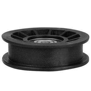 Fourtry 194327 Flat Idler Pulley Fit for Craftsman Riding Mower - Flat Pulley Fit for HU Ariens Poulan Craftsman YT4000 YS4500 Lawn Tractor with 42" 54" Deck, Replace 532194327 280-6630