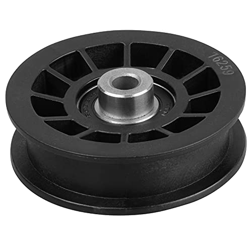 Fourtry 194327 Flat Idler Pulley Fit for Craftsman Riding Mower - Flat Pulley Fit for HU Ariens Poulan Craftsman YT4000 YS4500 Lawn Tractor with 42" 54" Deck, Replace 532194327 280-6630