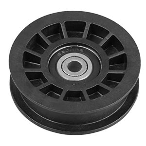 Fourtry 194327 Flat Idler Pulley Fit for Craftsman Riding Mower - Flat Pulley Fit for HU Ariens Poulan Craftsman YT4000 YS4500 Lawn Tractor with 42" 54" Deck, Replace 532194327 280-6630