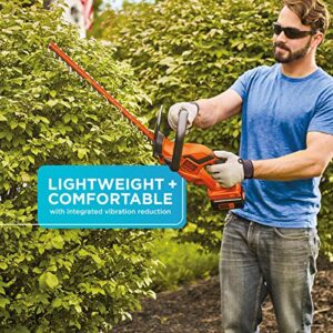 BLACK+DECKER 40V MAX* Lithium-Ion 22-Inch Cordless Hedge Trimmer (LHT2240)