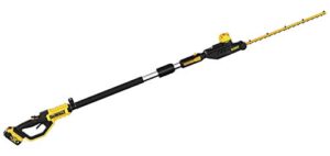 dewalt 20v max hedge trimmer kit, cordless, (1) flexvolt battery, charger & accessories (dcph820m1)