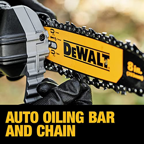 DEWALT 20V MAX* Pole Saw and Hedge Trimmer Attachment, 15-foot Reach, Brushless, Tool-Only (DCPS620B & DCPH820BH)