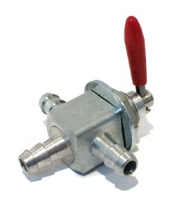 the rop shop gas fuel shut-off valve two-way for zero turn lawn mower ztr garden tractor