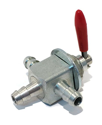 The ROP Shop Gas Fuel Shut-Off Valve Two-Way for Zero Turn Lawn Mower ZTR Garden Tractor