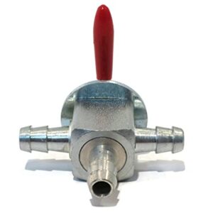 The ROP Shop Gas Fuel Shut-Off Valve Two-Way for Zero Turn Lawn Mower ZTR Garden Tractor