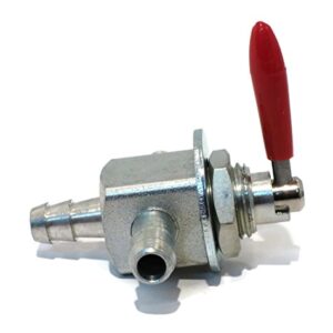 The ROP Shop Gas Fuel Shut-Off Valve Two-Way for Zero Turn Lawn Mower ZTR Garden Tractor