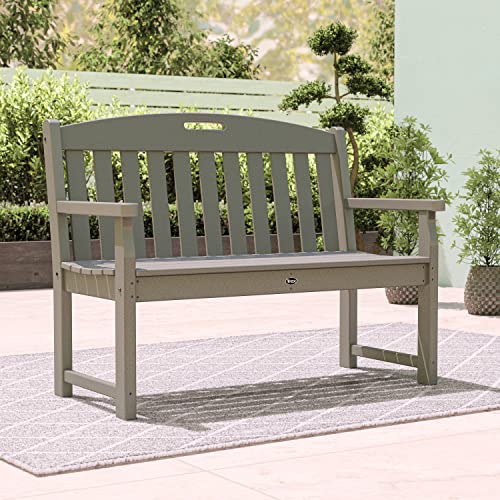 Trex Outdoor Furniture TXB48SS Yacht Club 48" Bench, Stepping Stone