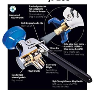 Fisher 2949 Ultra-Spray/PLUS Valve, with 1.15 GPM nozzle, interchangeable, brass