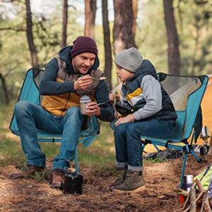 ABCCANOPY Camping Chairs, Large, Turquoise