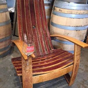 Wine Barrel Adirondack Chair