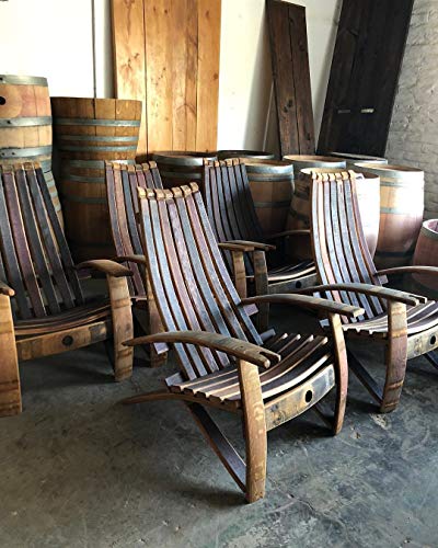 Wine Barrel Adirondack Chair